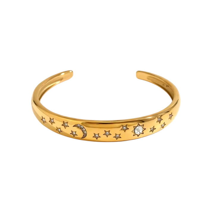 Celestia Cz Encrusted Cuff – Glitzy Blings