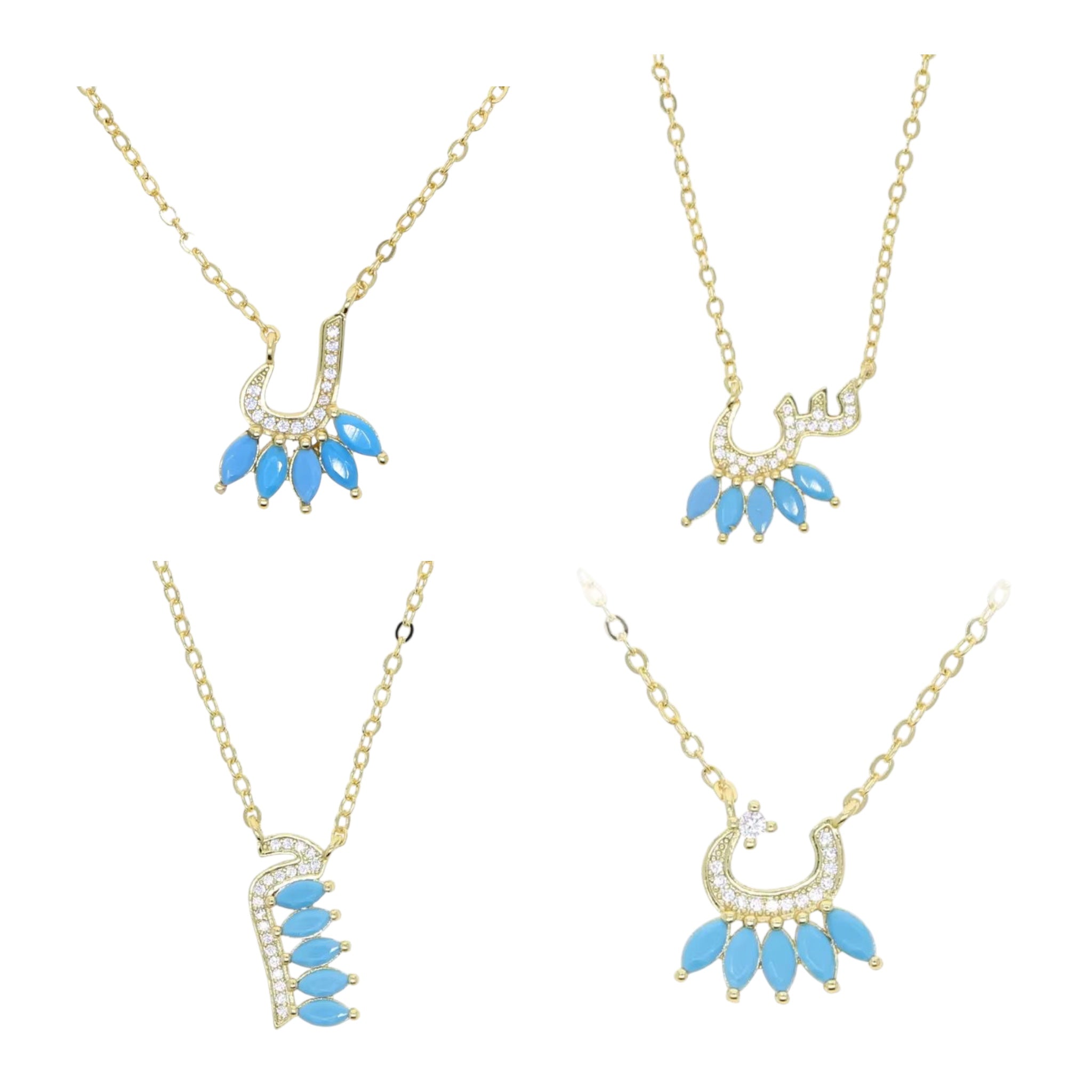 Arabic Initial Necklace -Limited Edition – Glitzy Blings